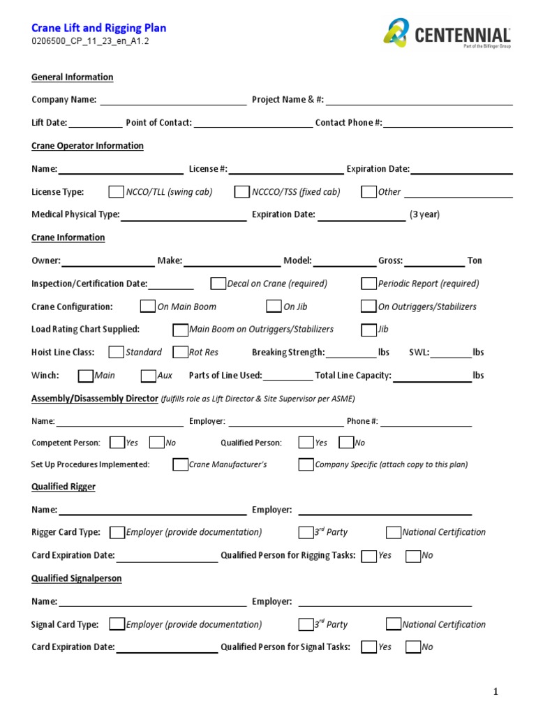 Referensi Rigging Plan | PDF | Crane (Machine) | Nature