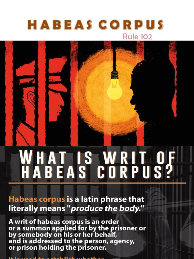 Habeas Corpus: Rule 102 | Download Free PDF | Habeas Corpus ...