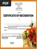 DepEd Letter of Reinstatement | PDF