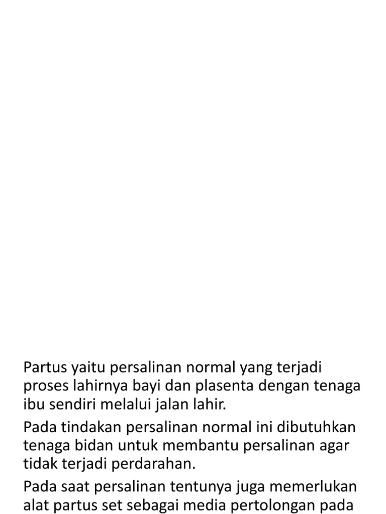 Alat Alat Partus | PDF