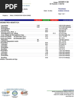 Chopo Quimica Sanguinea | PDF | Medicina CLINICA | Medicina