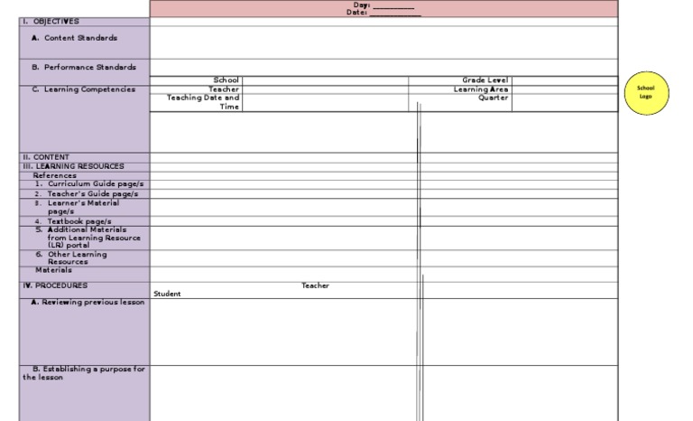 DLP Template | PDF
