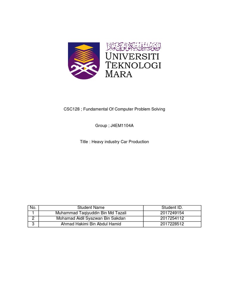CSC128 Proposal | PDF | Vehicle Insurance | Insurance