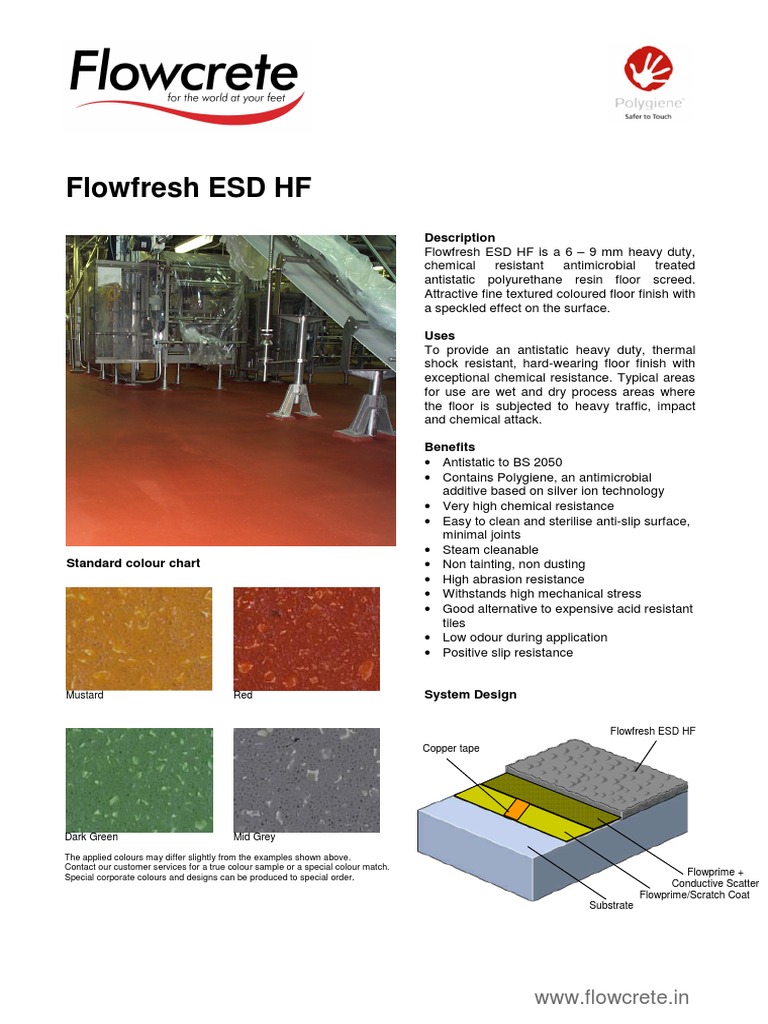 Flowfresh Esd HF | Download Free PDF | Electrostatic Discharge ...