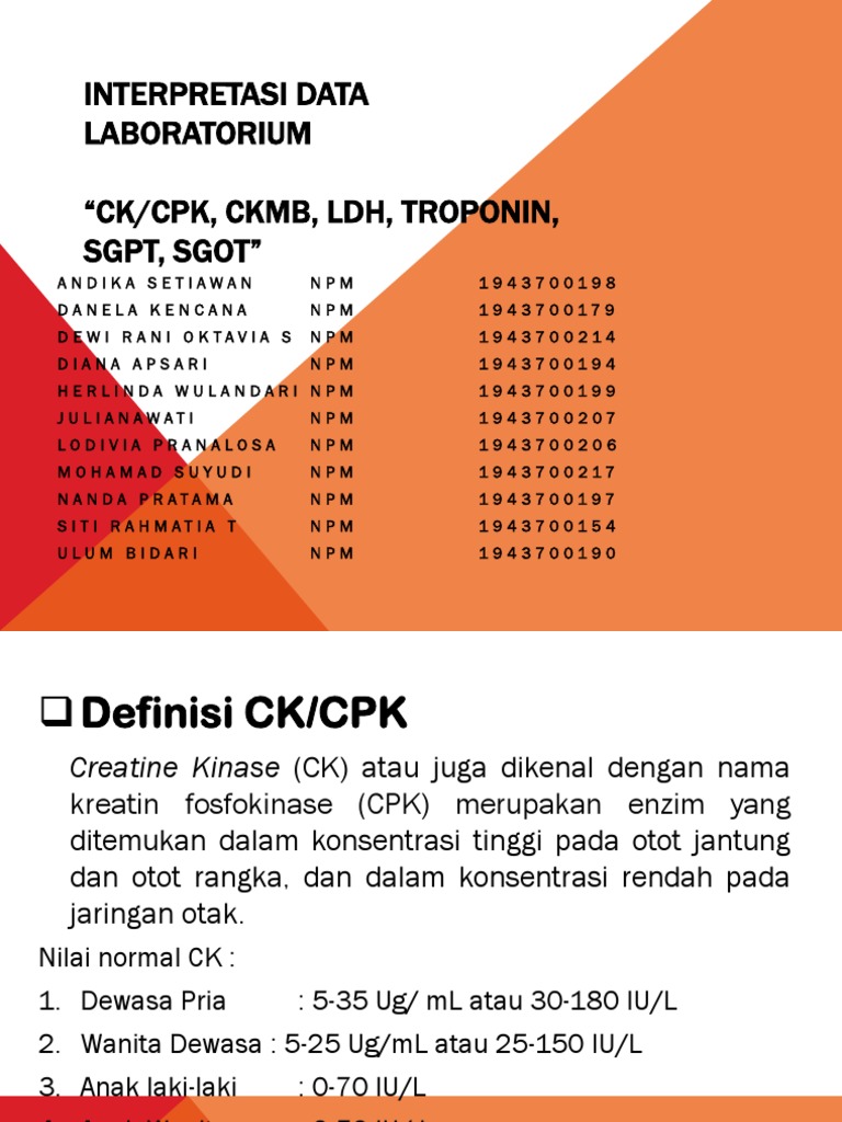 Interpretasi Enzim Jantung dan Hati | PDF