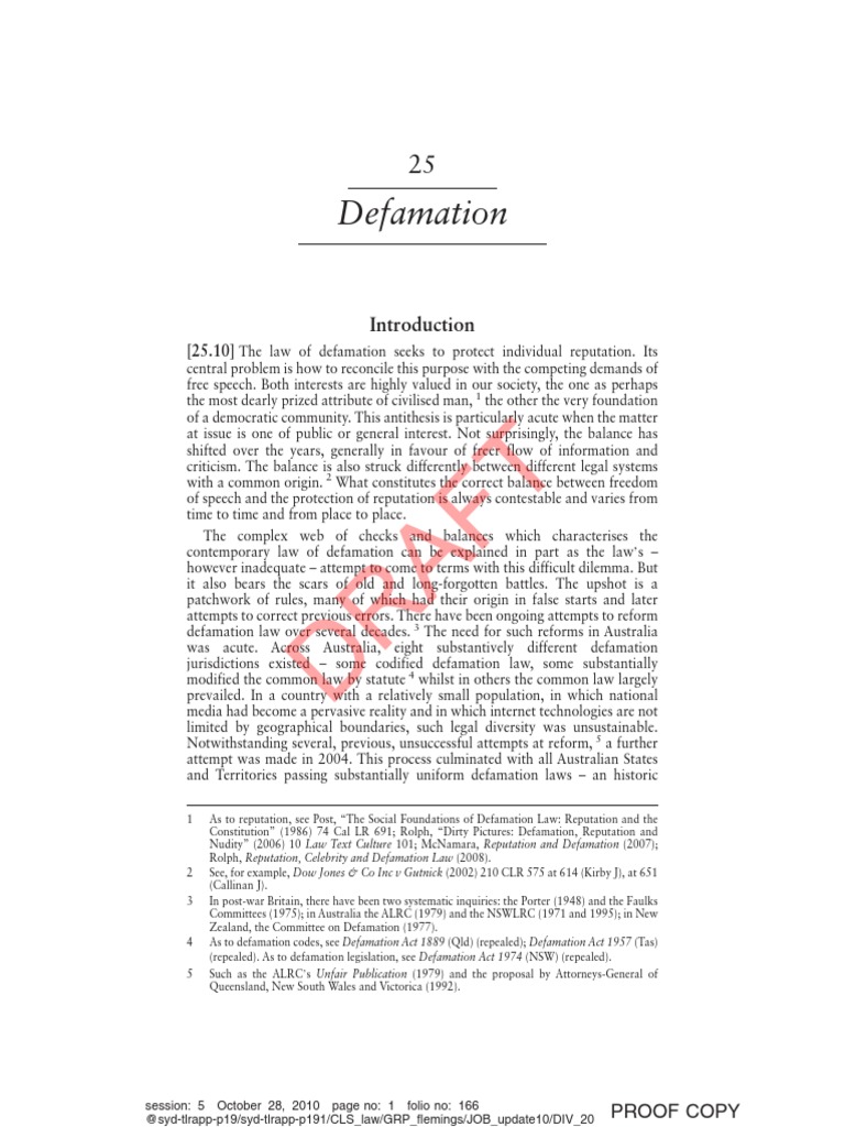 Defamation | PDF | Defamation | Jury Trial