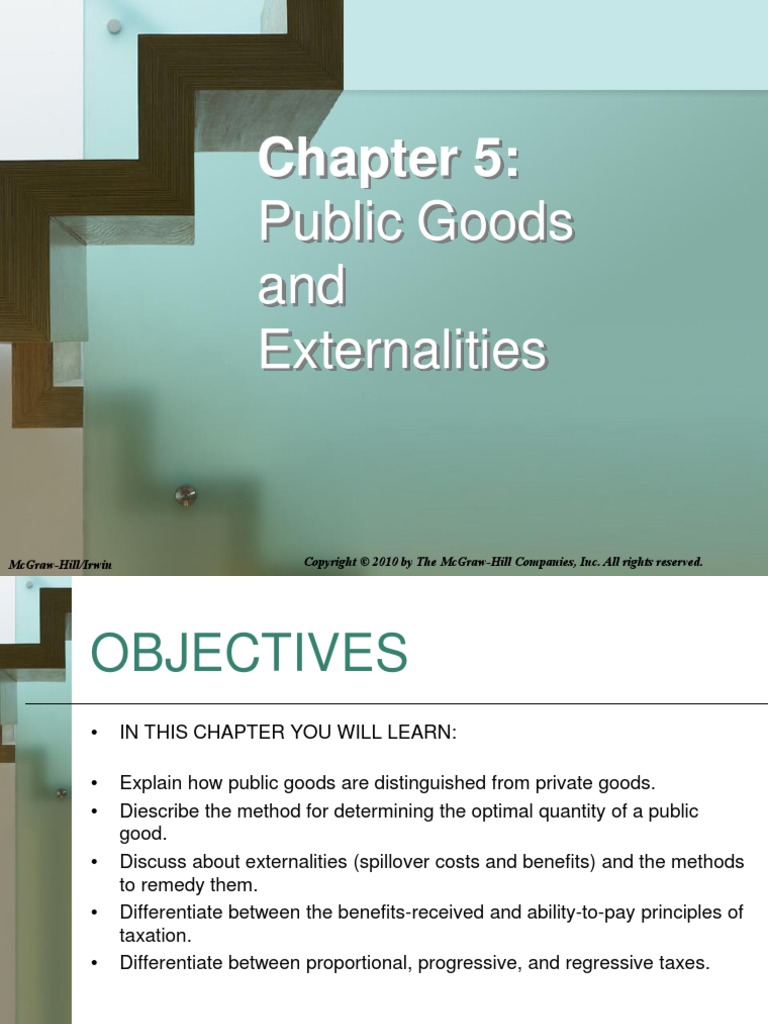 Public Goods and Externalities | PDF | Progressive Tax | Externality