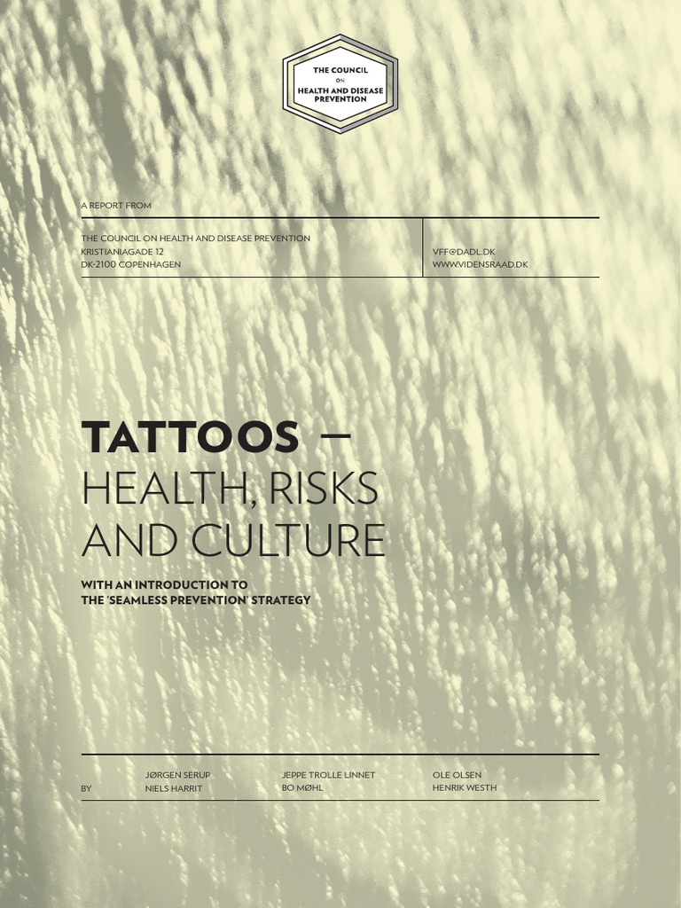 Tattoos - Health, Risks and Culture: A Report From | PDF | Tattoo | Denmark