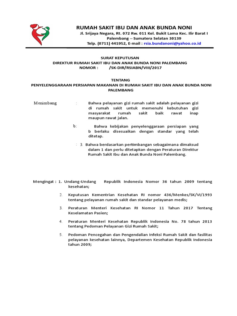 Rumah Sakit Ibu Dan Anak Bunda Noni 2 | PDF
