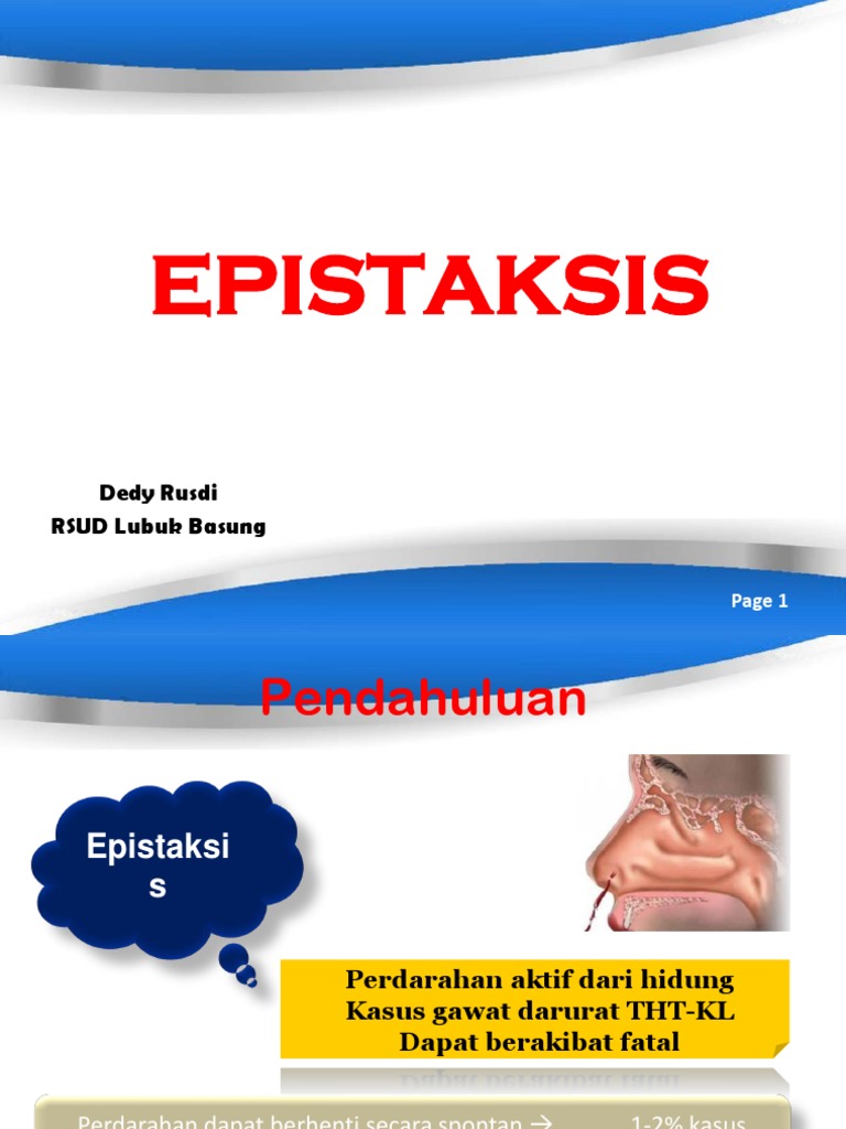 EPISTAKSIS | PDF