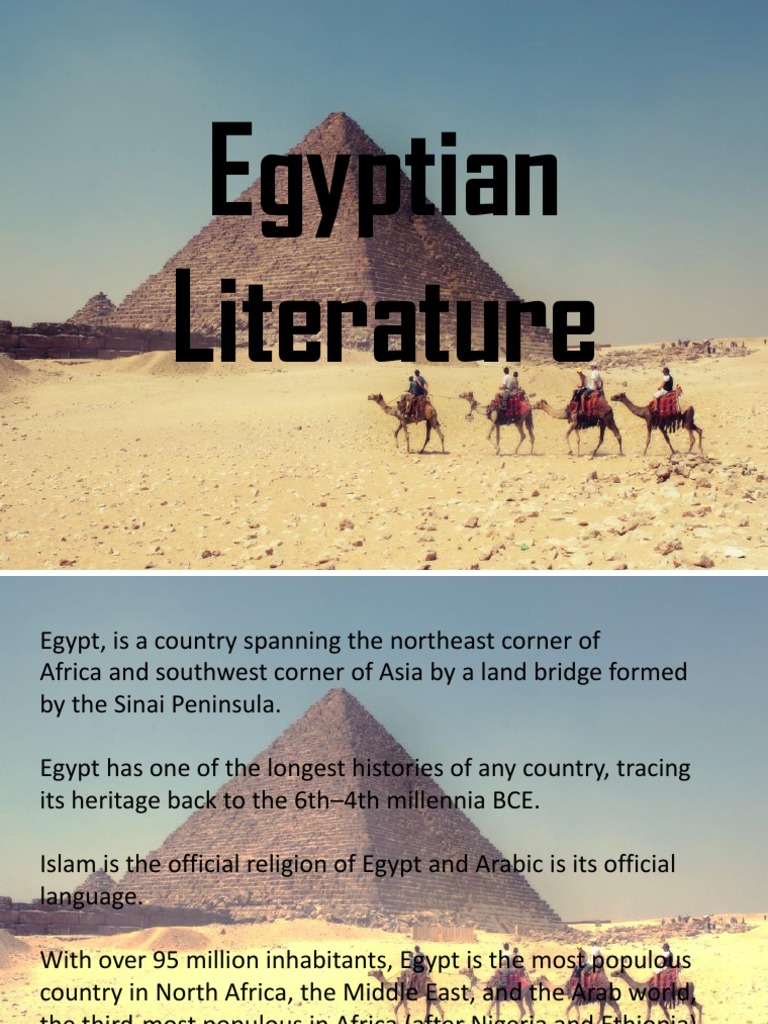 Egyptian Literature | Ancient Egypt | Writing | Free 30-day Trial | Scribd