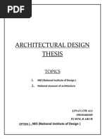Top 30 Interesting Thesis Topics in Architecture | PDF | New Delhi | Design