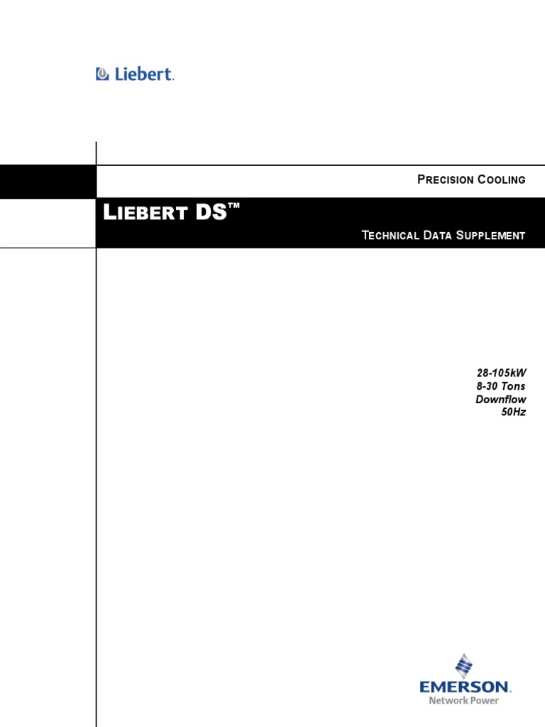 Liebert Ds 50Hz Technical Manual PDF | PDF | Home Appliance | Machines