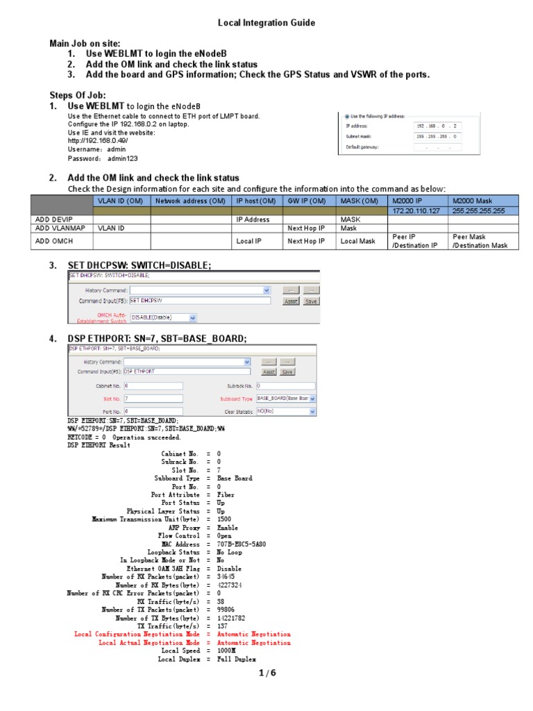 LTE-2300 Local Integration Guide 4G | PDF | Ip Address | Network ...