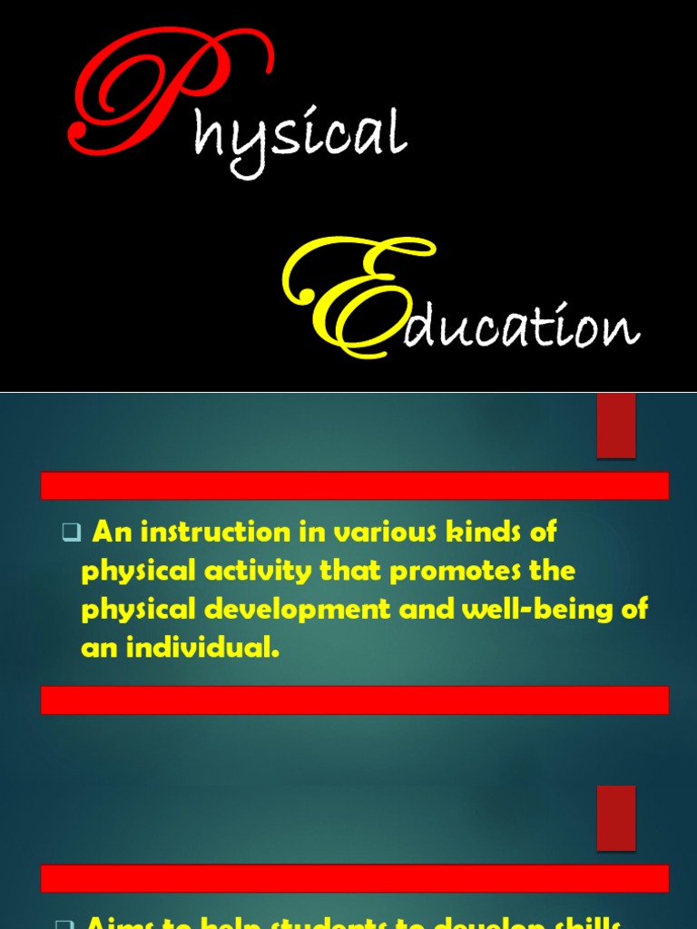Physical Education | PDF | Physical Fitness | Physical Education