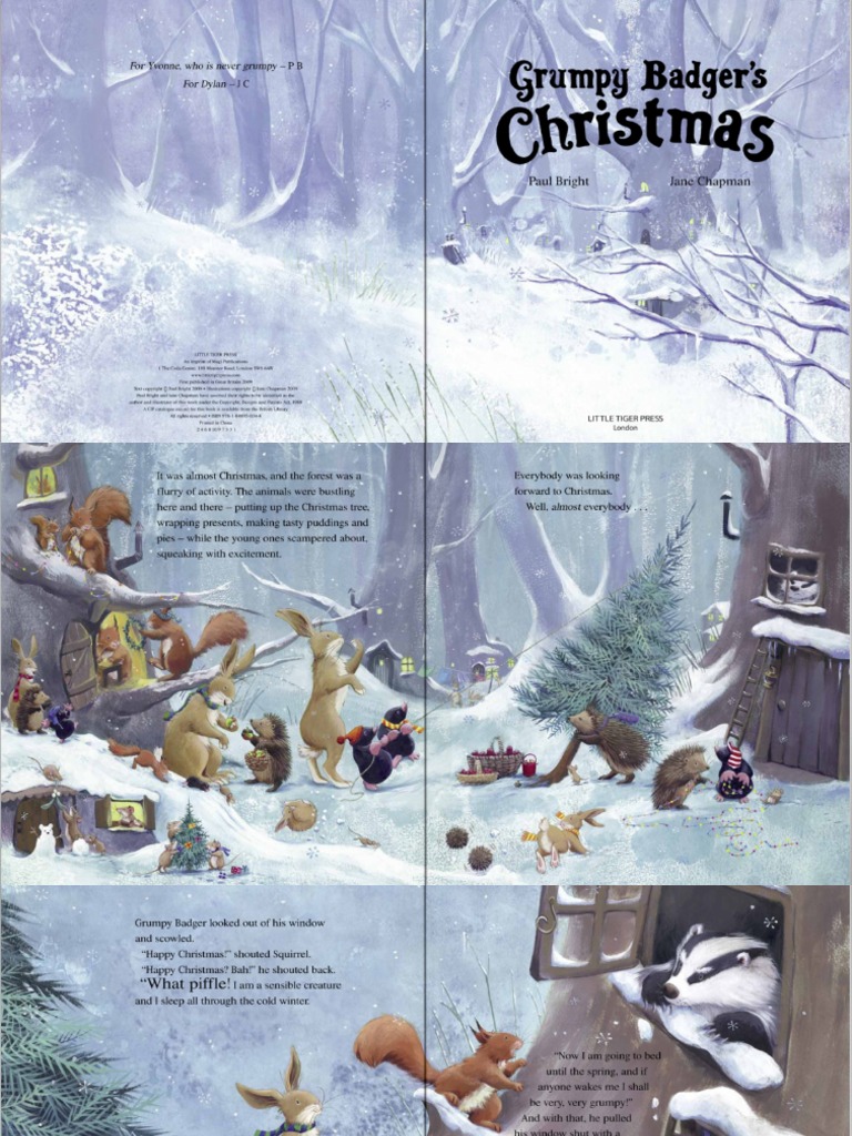 1bright Paul Chapman Jane Grumpy Badger S Christmas | PDF