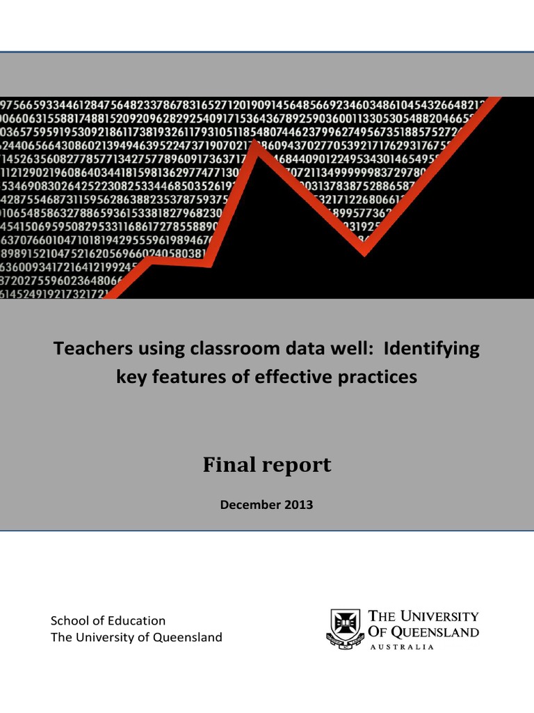 Teachers Using Classroom Data Well | PDF | Educational Assessment ...