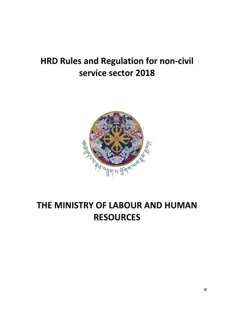 HRD Rules and Regulation | PDF | Human Resources | Employment