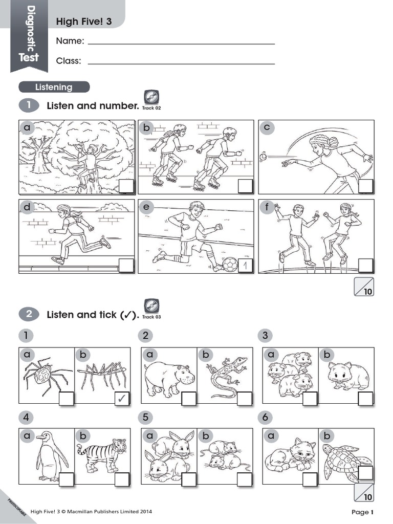 High Five! 3 High Five! 3: Listening | PDF