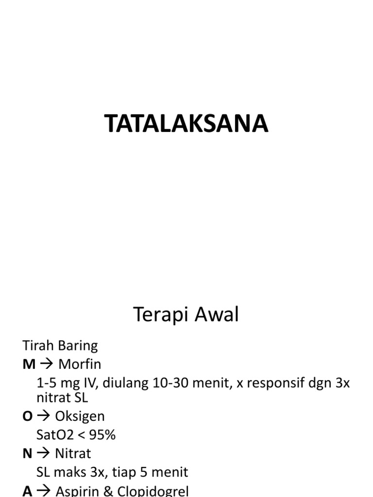 Tatalaksana Acs | PDF