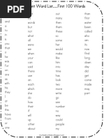 3000 Most Common Words in English | PDF | Nature
