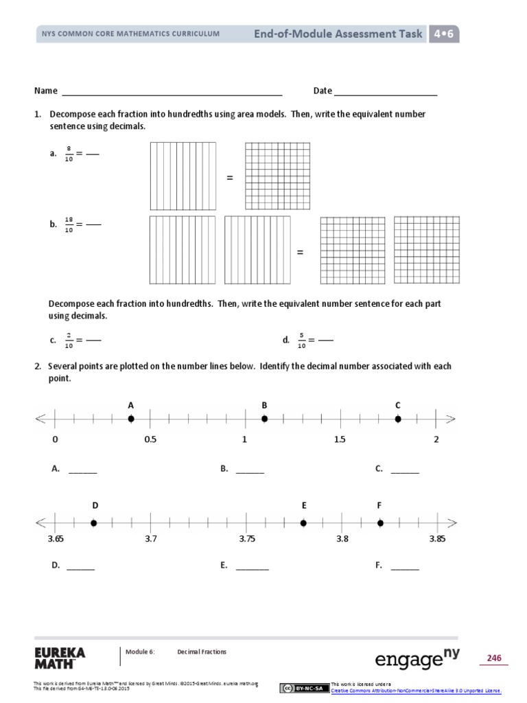 End of The Year Test Paper | PDF | Common Core State Standards ...
