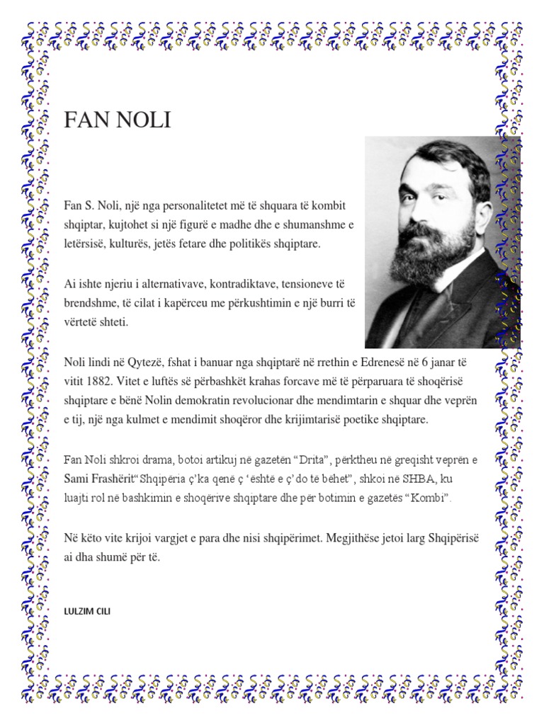 Fan Noli | PDF