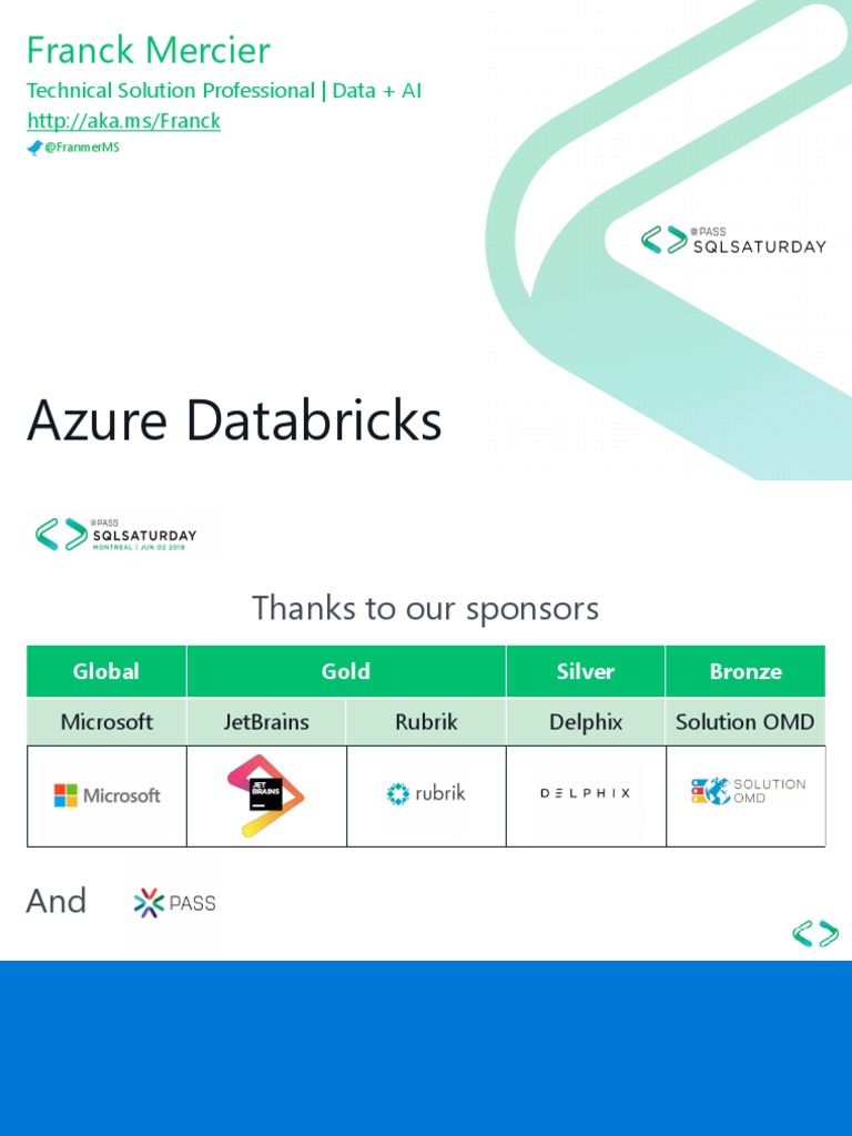 Azure Databricks | Download Free PDF | Apache Spark | Microsoft Azure