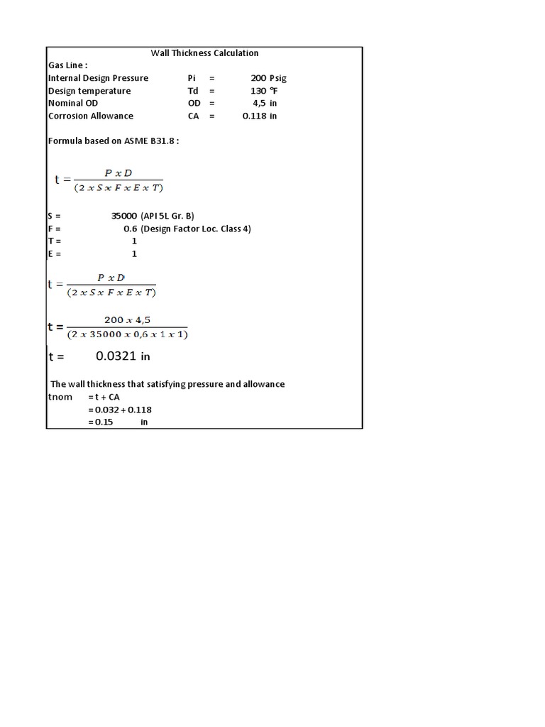 Wall Thickness | PDF