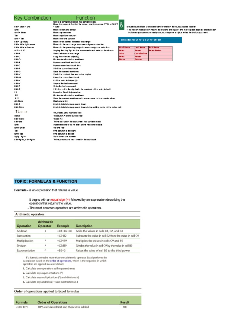 Key Combination Function: Simulation For CTRL+D & CTRL+ENTER | PDF ...