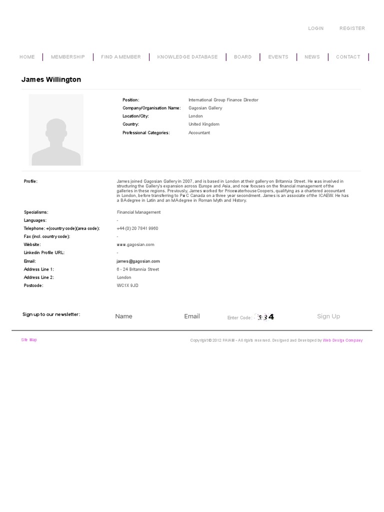 James Willington | PDF | World Wide Web | Internet & Web