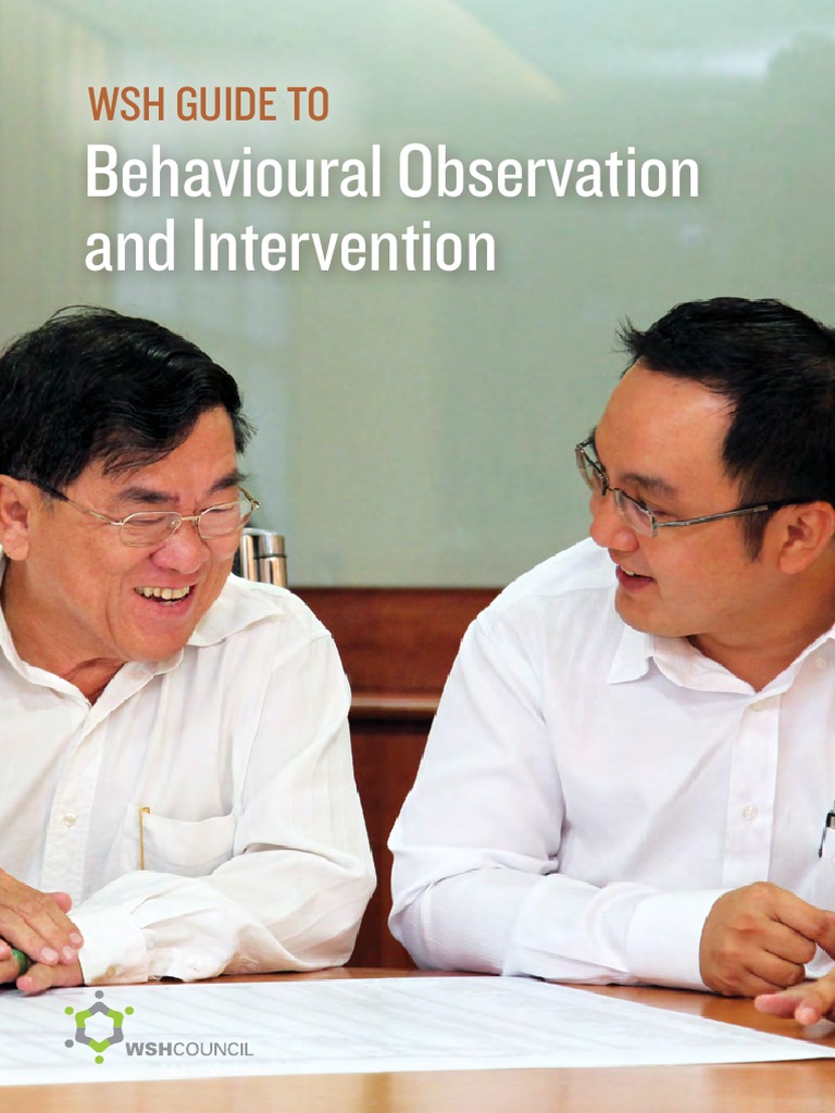 WSH Guide To Behavioural Observation Intervention | PDF | Behavior | Habits