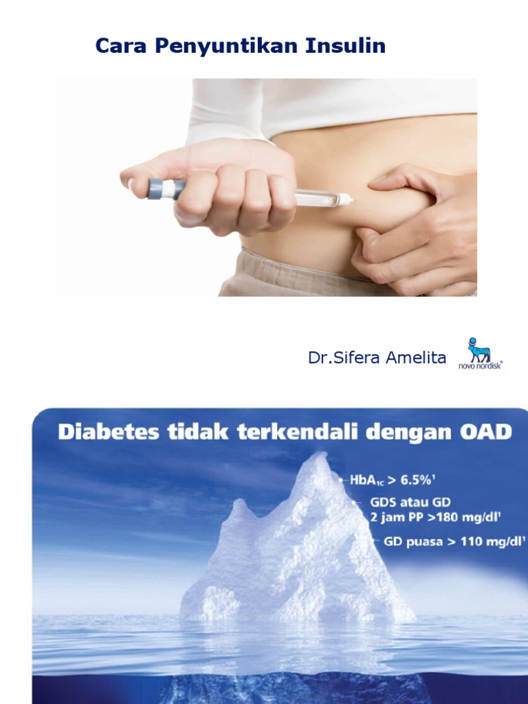 Slide Cara Penyuntikan Insulin | PDF