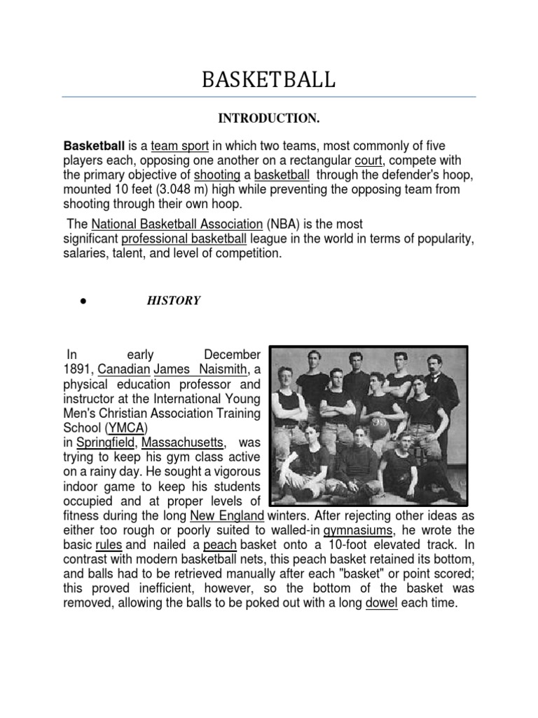 Basketball | PDF | Referee | Team Sports