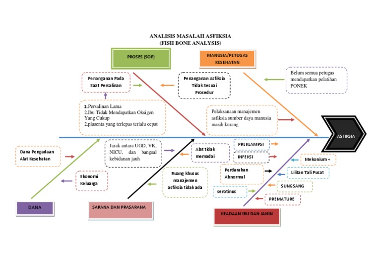 Analisis Masalah Asfiksia (Fish Bone) | PDF