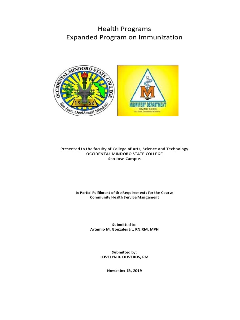 Expanded Program on Immunization Overview | PDF | Vaccines ...