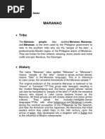 Philippine Darangen Epic of The Maranao People of Lake Lanao - Reading ...