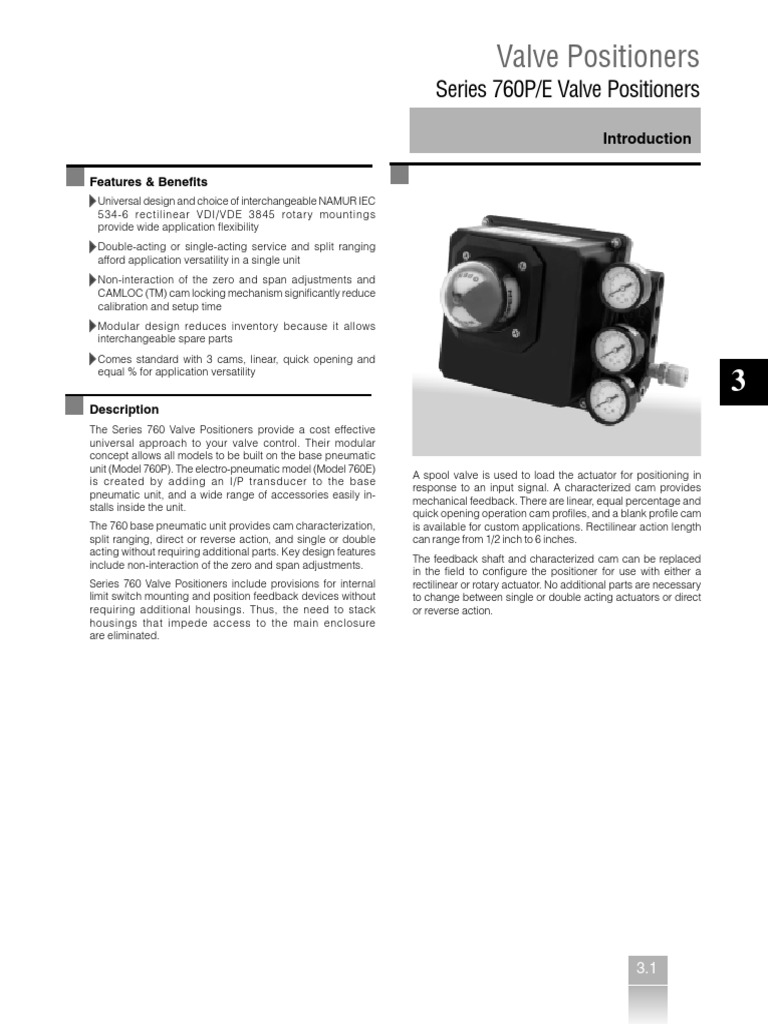 Valve Positioners | PDF | Valve | Actuator