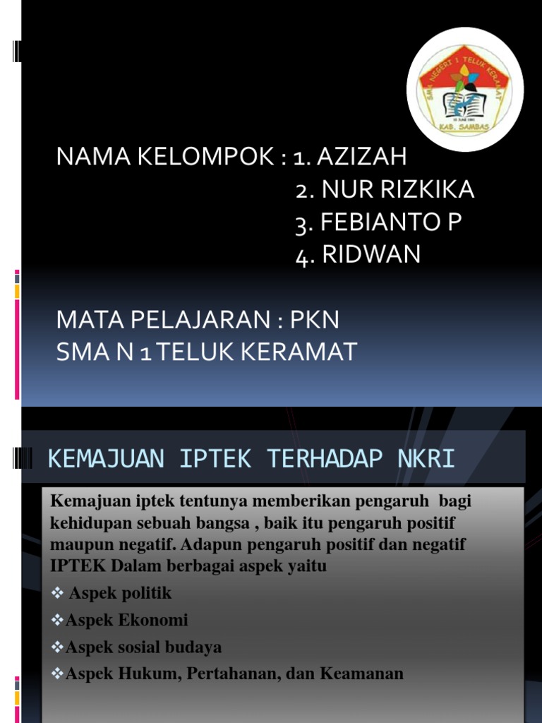 Kemajuan Iptek 1 | PDF