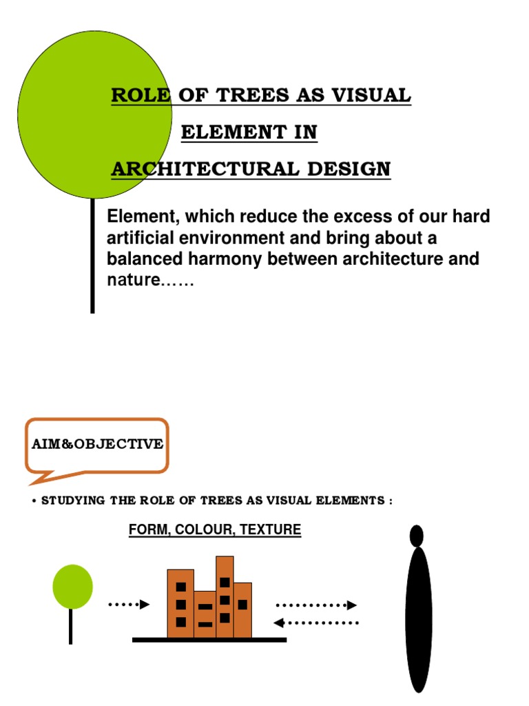 Role of Trees As Visual Element in Architectural Design | PDF | Trees ...