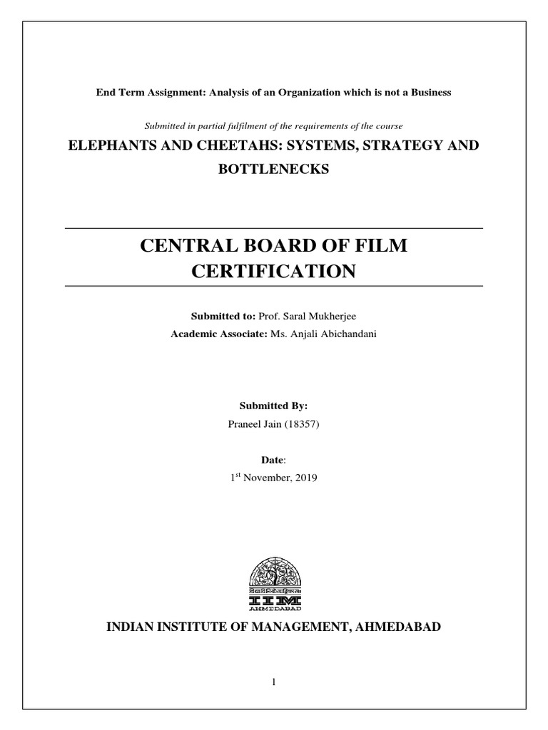 CBFC | PDF