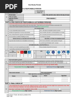 SM Work Permit Form | PDF | Fires | Hazards