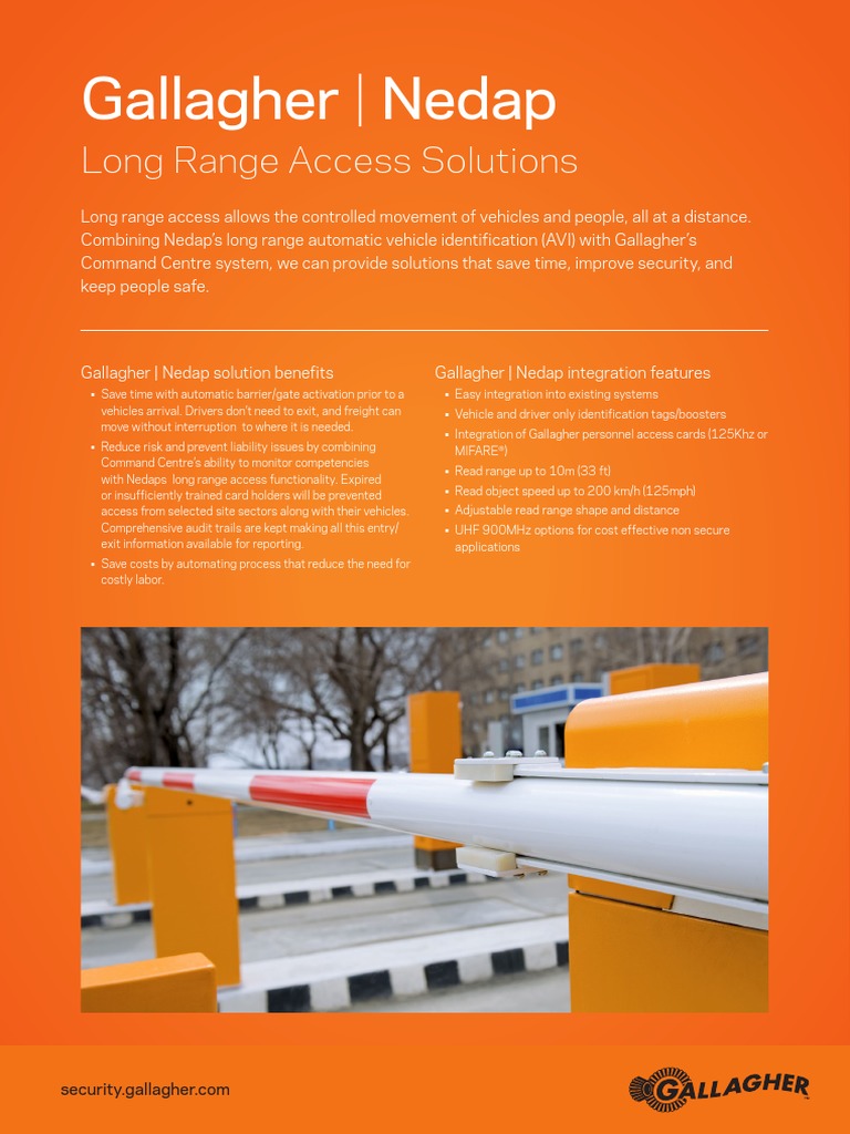 Nedap Long Range Solutions Brochure | PDF | Computing | Computing And ...