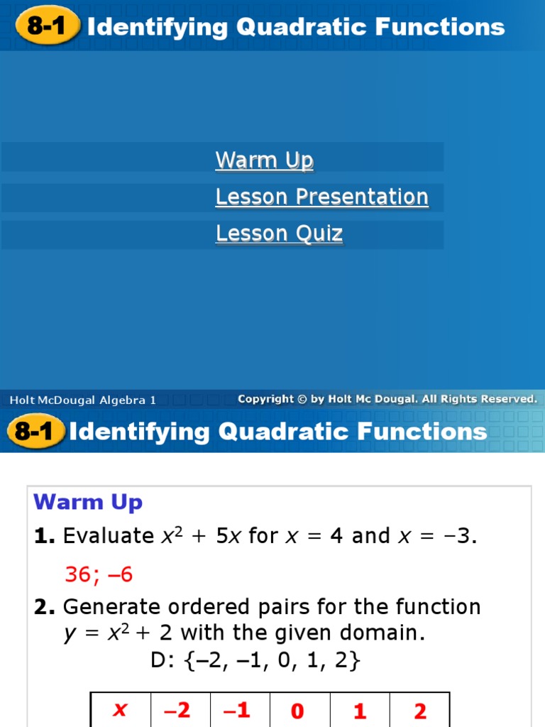 Quadratic Functions | PDF | Quadratic Equation | Function (Mathematics)