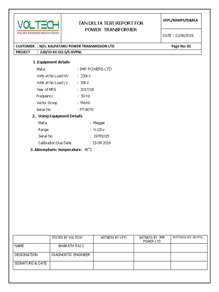Transformer Report-2 | PDF | Transformer | Electric Power Transmission