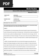 A-Level Media Studies Statement of Aims | PDF | Psychological Concepts ...