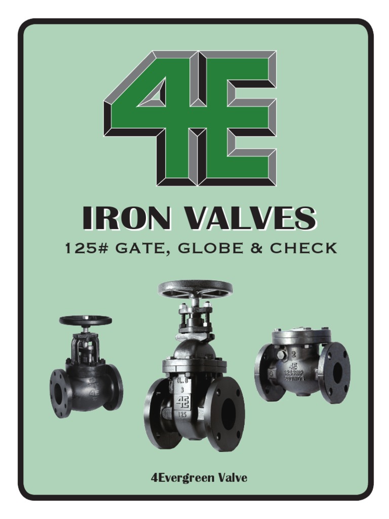 Industrial Iron Valves Guide | PDF | Valve | Steel