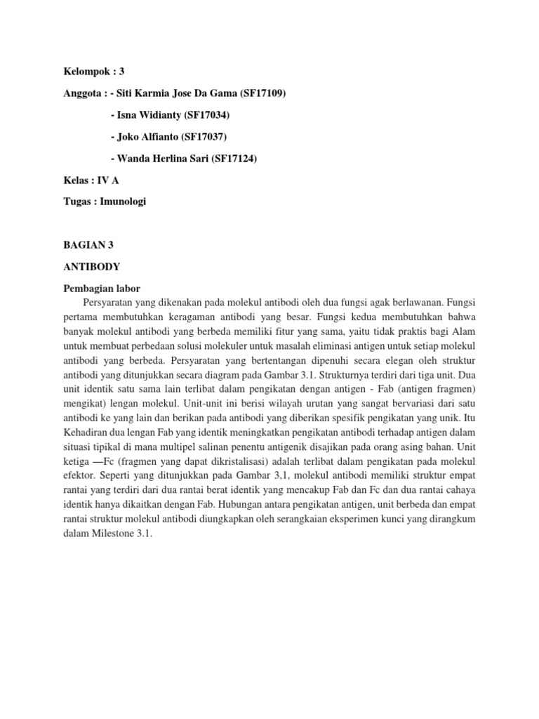 Fundamental Imunology Terjemah Chapt 3 | PDF