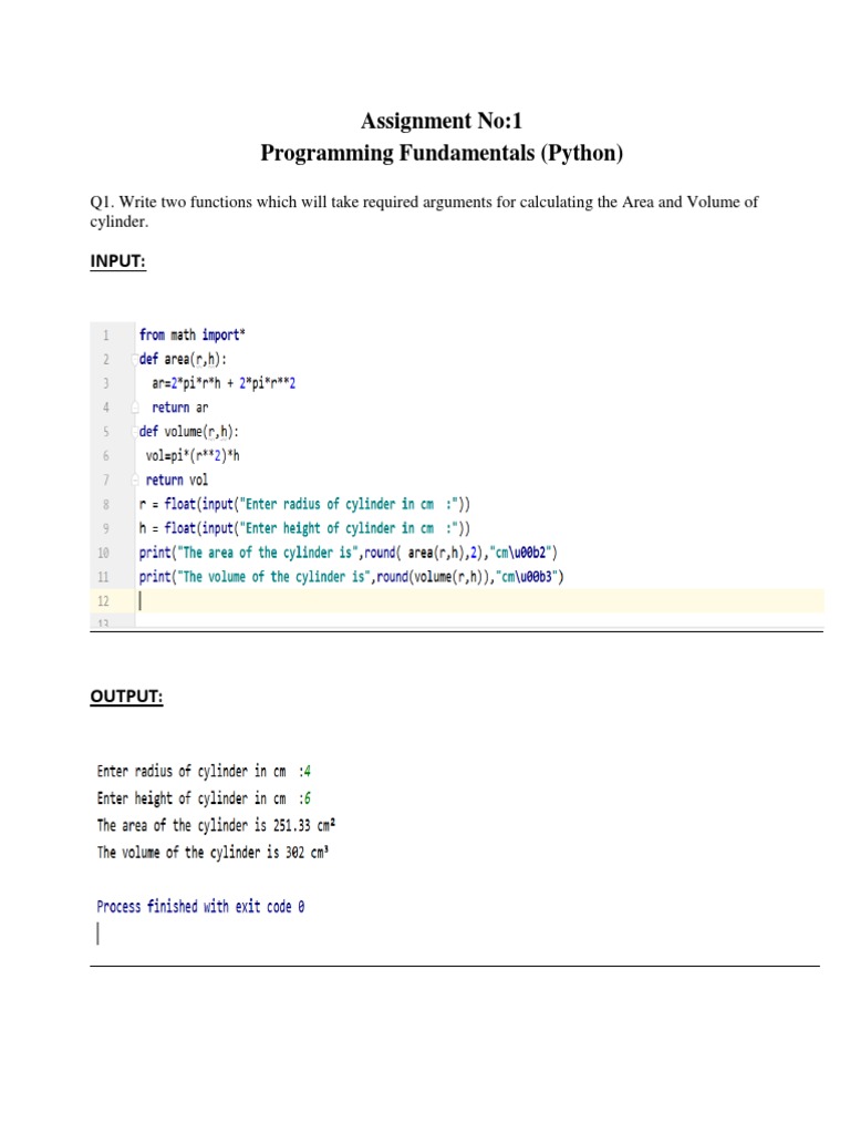 Assignment No 1 | PDF