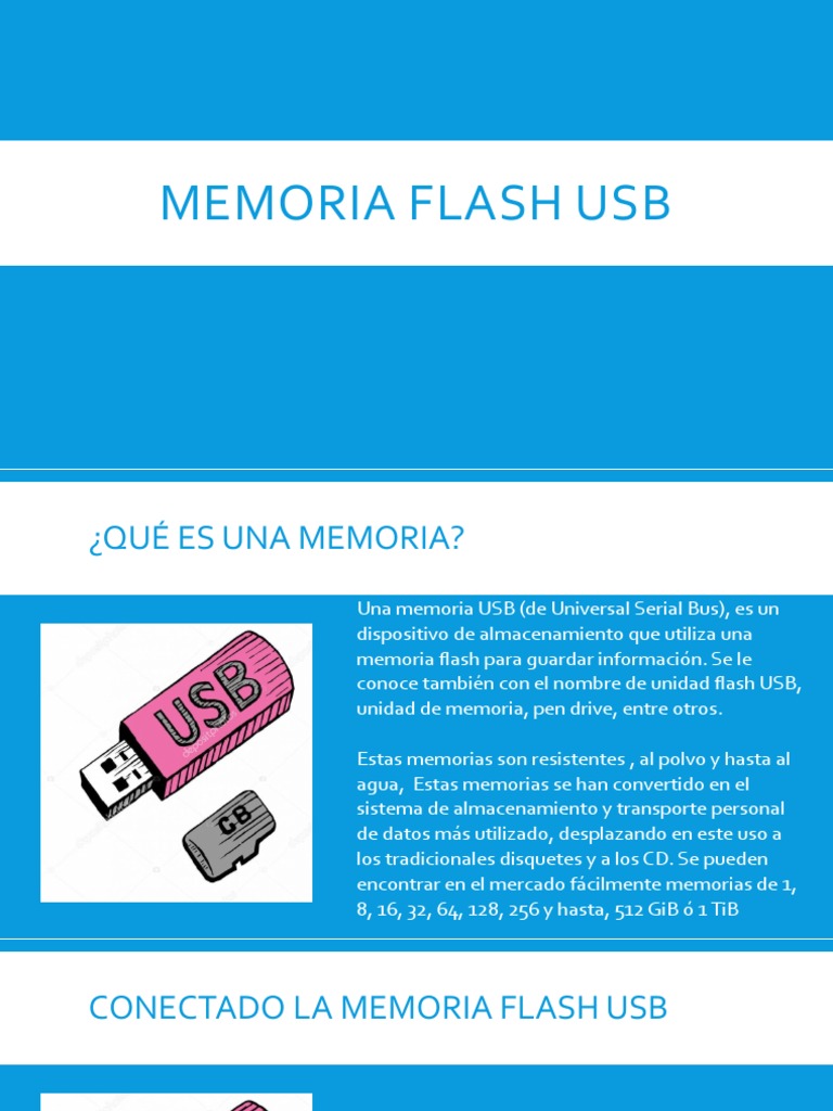 El Uso de La Memoria Flash Usb | PDF